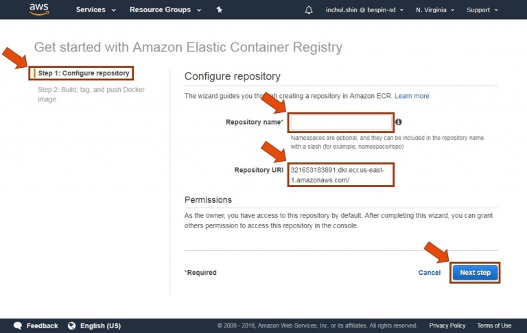 EC2 Container Registry - BESPIN GLOBAL
