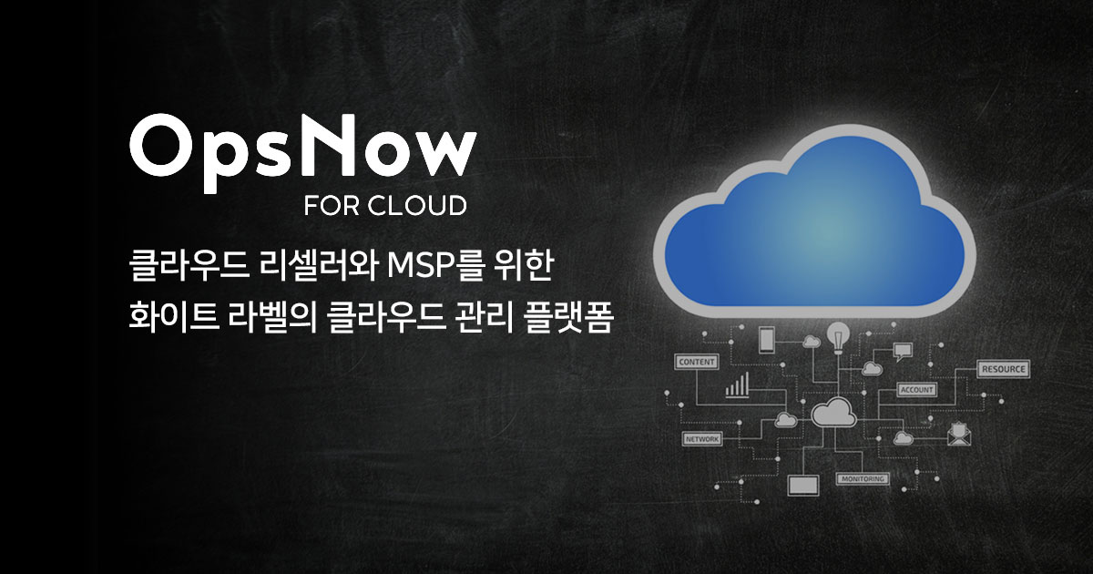 클라우드 리셀러와 MSP를 위한 화이트 라벨의 클라우드 관리 플랫폼, OpsNow White Label - BESPIN GLOBAL